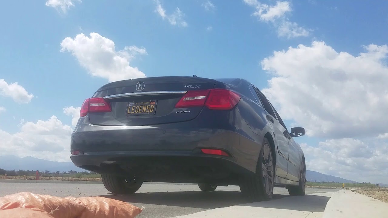 Acura RLX Honda Legend Modified OEM Exhaust - YouTube