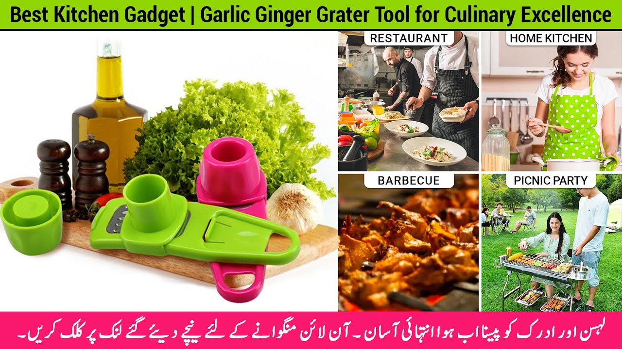Garlic Ginger Grinder | Garlic Ginger Grater Tool for Culinary ...