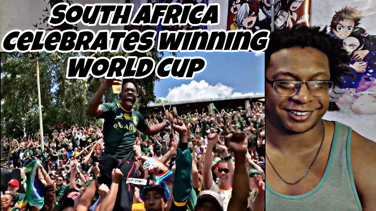 AMERICAN REACTS to South Africa Celebrates Compilation after winning ...