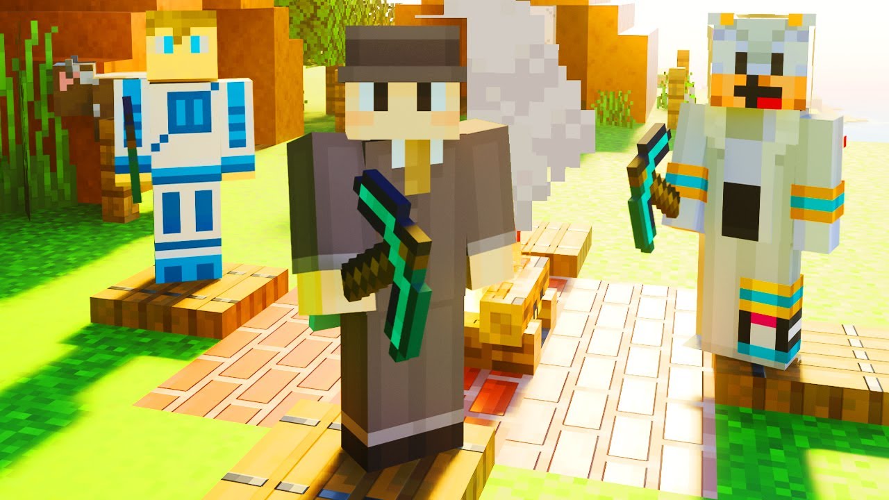 DOKNES, TRITSUS I DILEREK TWORZĄ KOMIKS W MINECRAFT NA ŻYWO - YouTube