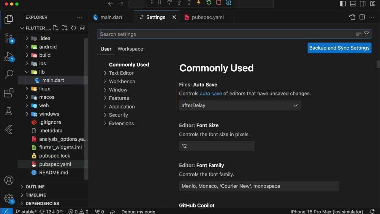 2.3. Flutter | Deshabilitar tooltips en Visual Studio #flutter # ...