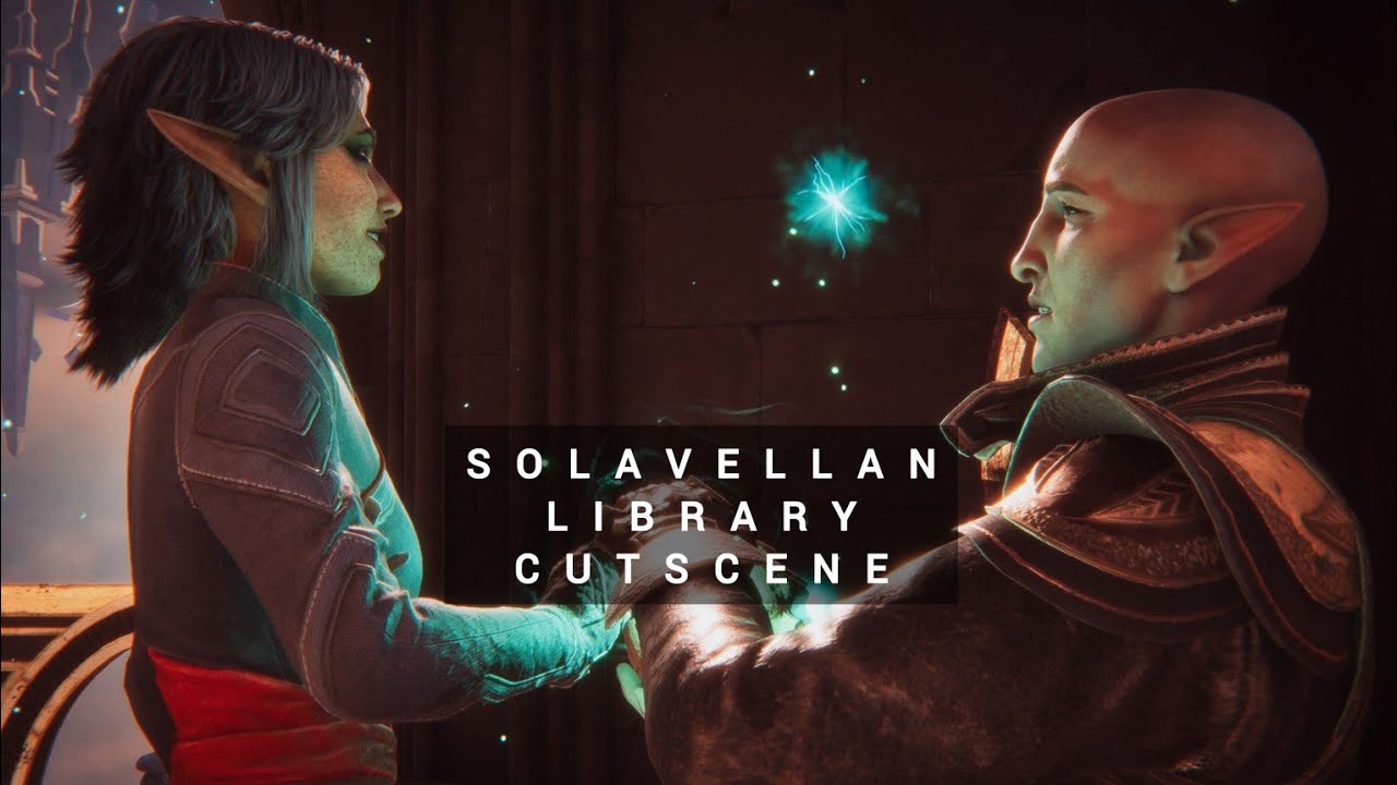 Solavellan Library Cutscene (modded) | Dragon Age Veilguard - YouTube