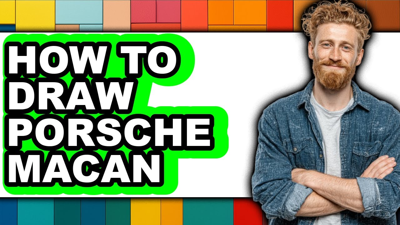How to Draw Porsche Macan - Easy Guide - YouTube