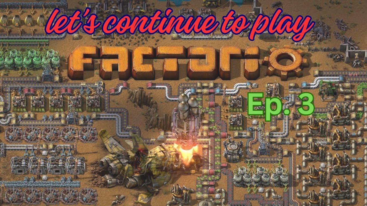 Let's Play Factorio Ep3 | So Many Bugs | Finishing Red Research ...