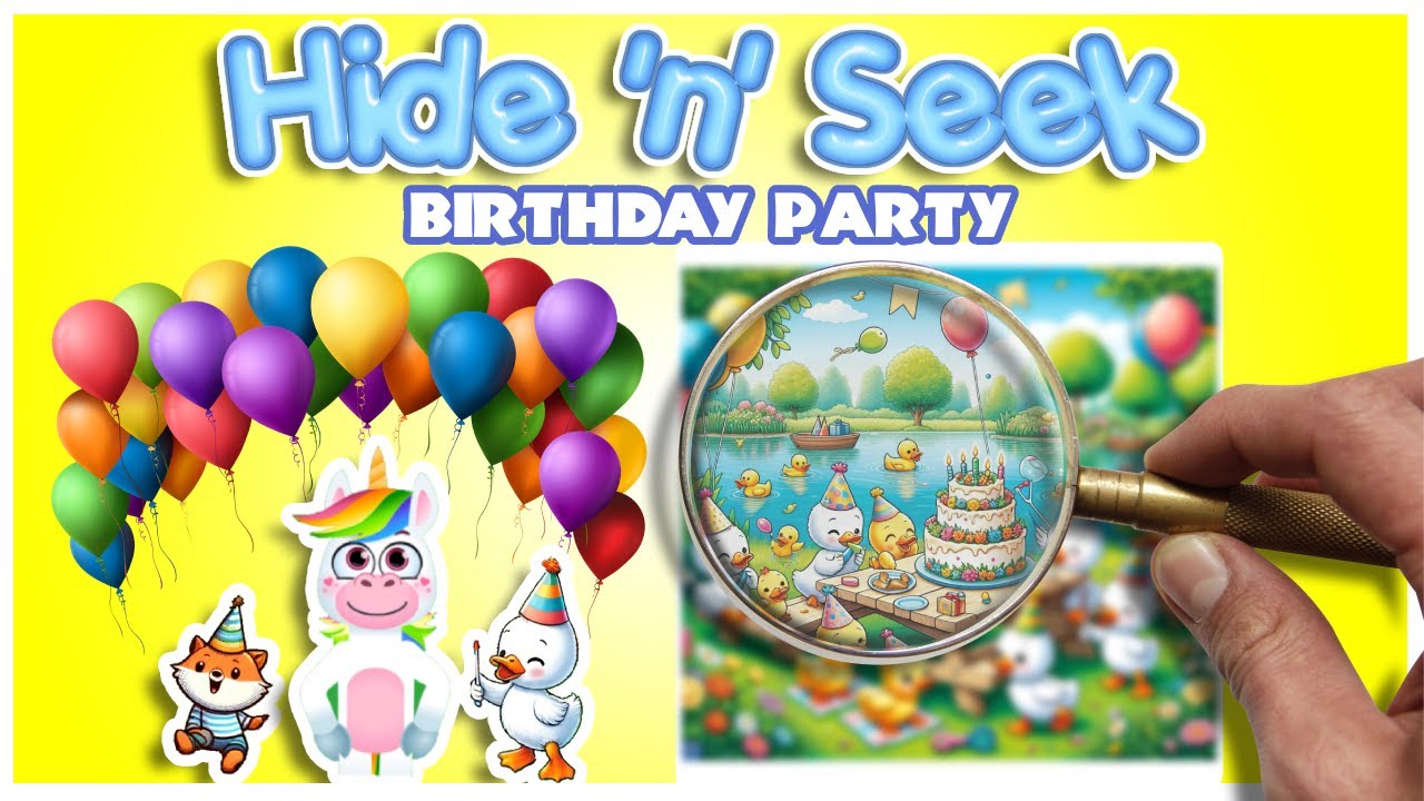 This Hide and Seek Game is FUN! (Can You Find Me?) - Interactive Kid's ...