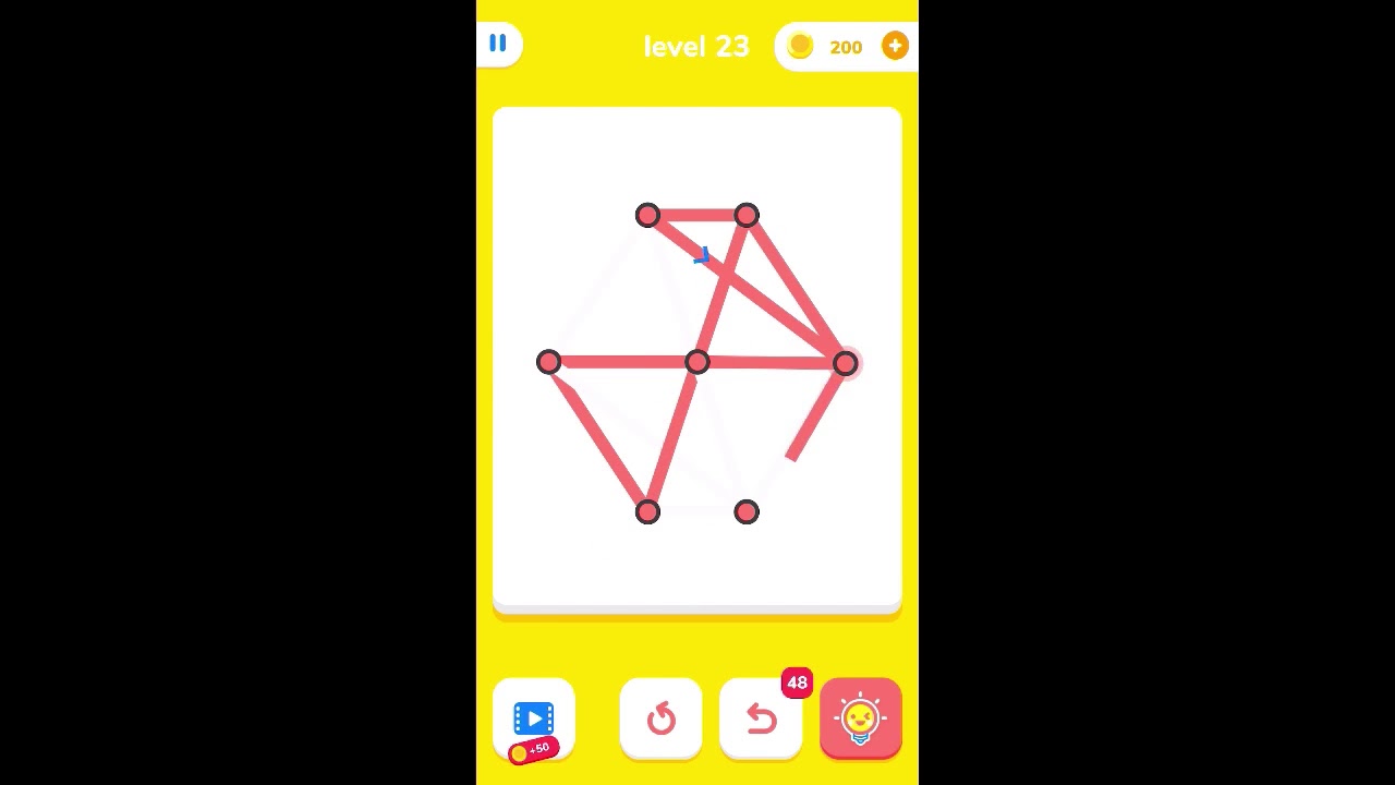 One Line - One Touch Drawing: Level 21 to 25 Walkthrough - YouTube