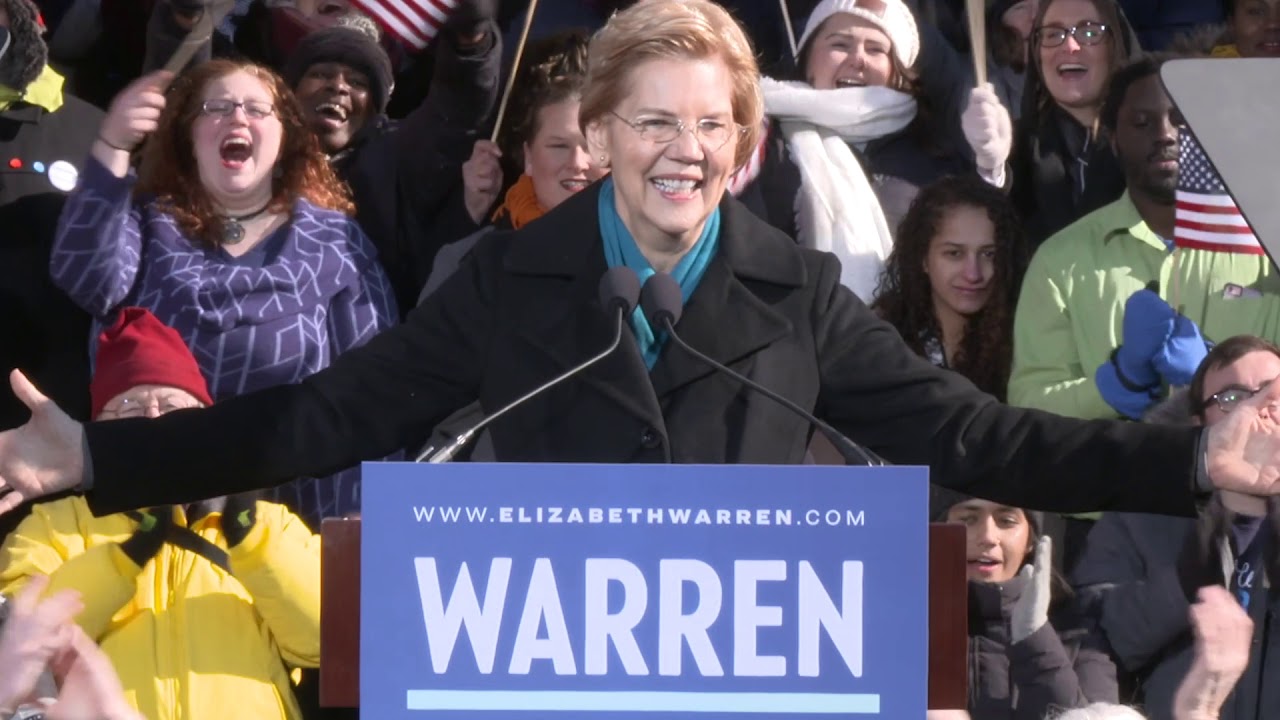 Elizabeth Warren announces she's running for president - YouTube