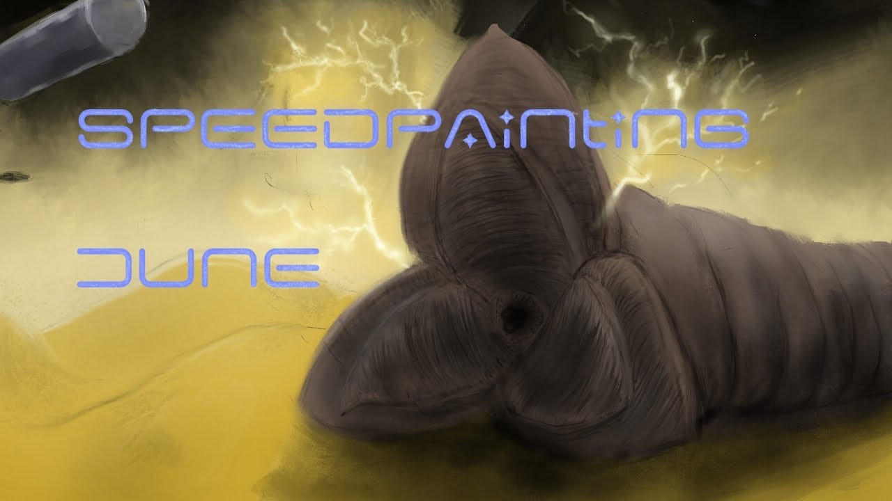 DUNE Speedpaint Sandworm & Heighliner Fan Art – David Lynch Inspired ...