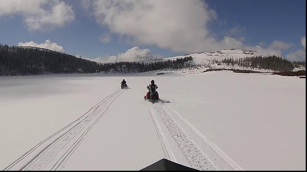 Newfoundland Skidoo Run Spring 2017 - YouTube