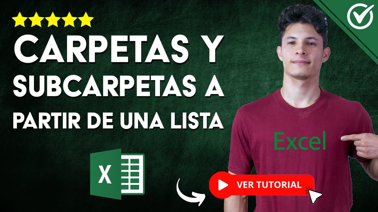 Cómo CREAR CARPETAS y SUBCARPETAS a Partir de una Lista de Excel | 📂 ...