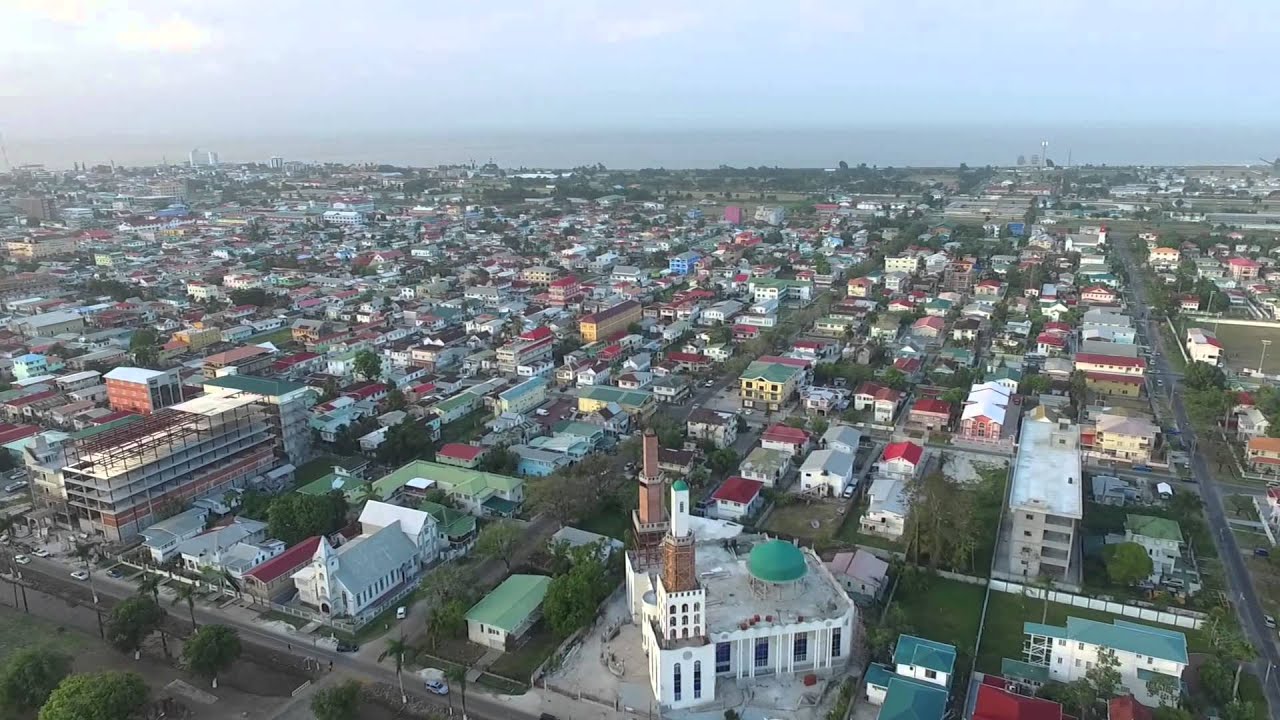 Georgetown, Guyana Drone Flight around GFC - YouTube