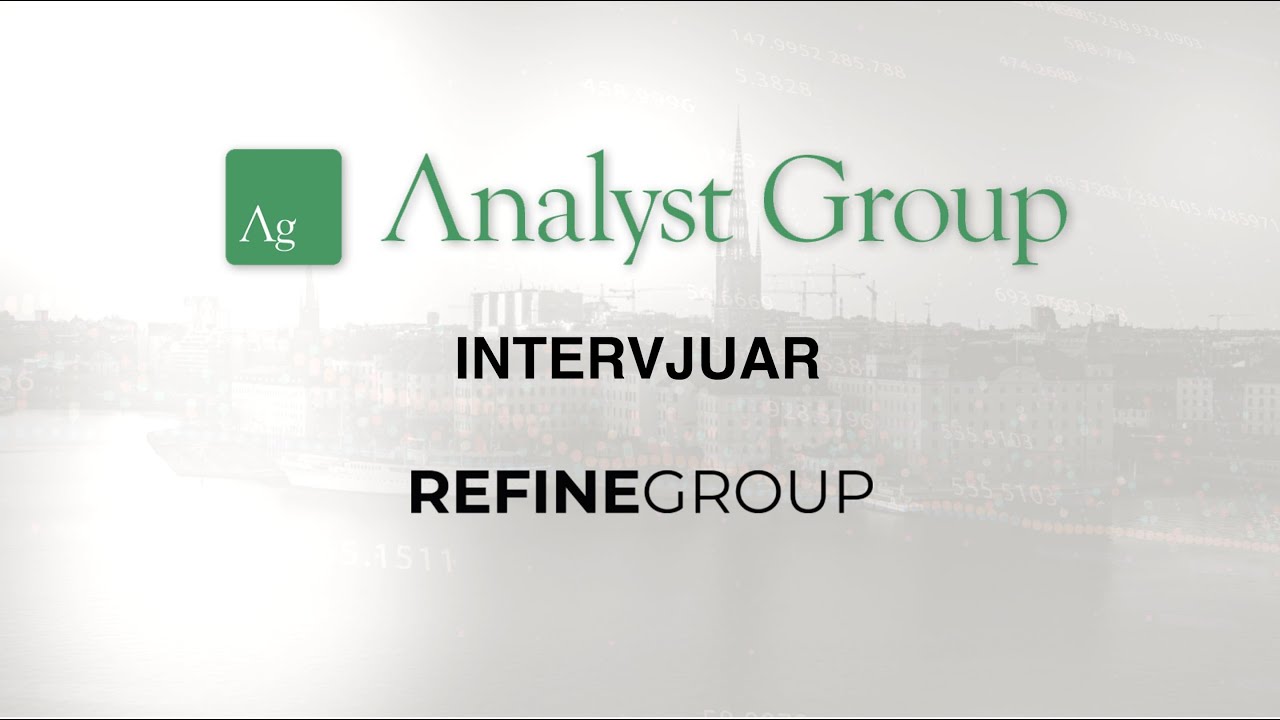 Intervju med Refine Groups VD David Wallinder - YouTube