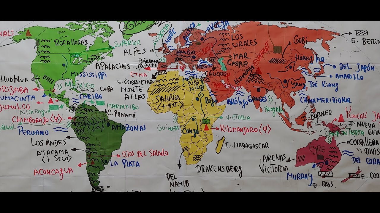 Imágenes De Geografía Mundial Un Nuevo Mapa Del Mundo Totalmente