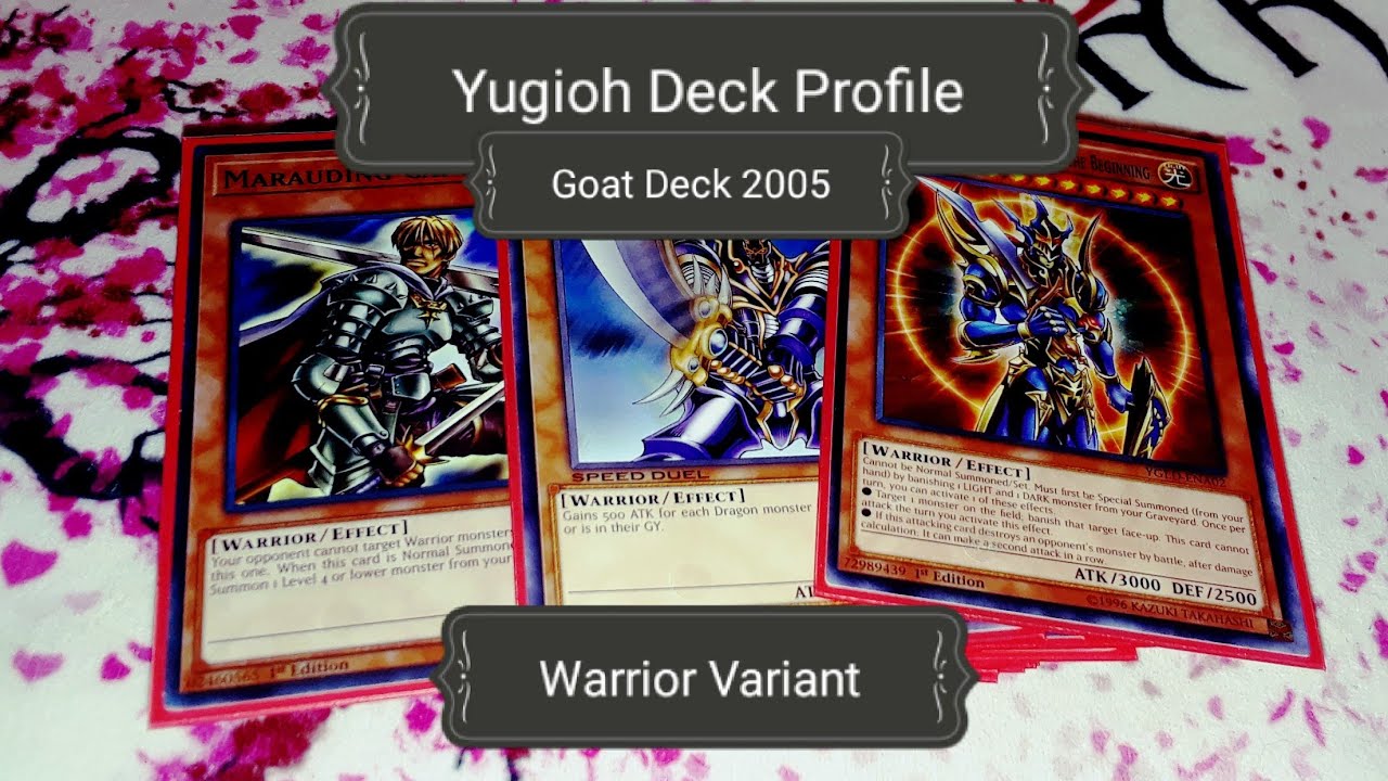 Yugioh - I built a Goat Format Legal Deck - Warrior Variant - YouTube