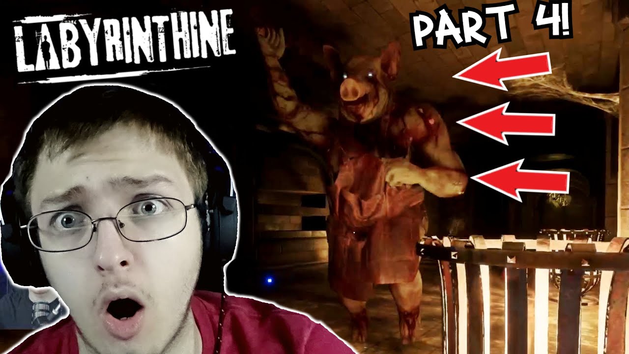 Labyrinthine Co-op Playthrough Part 4! - The Really Scary Pig Man ...