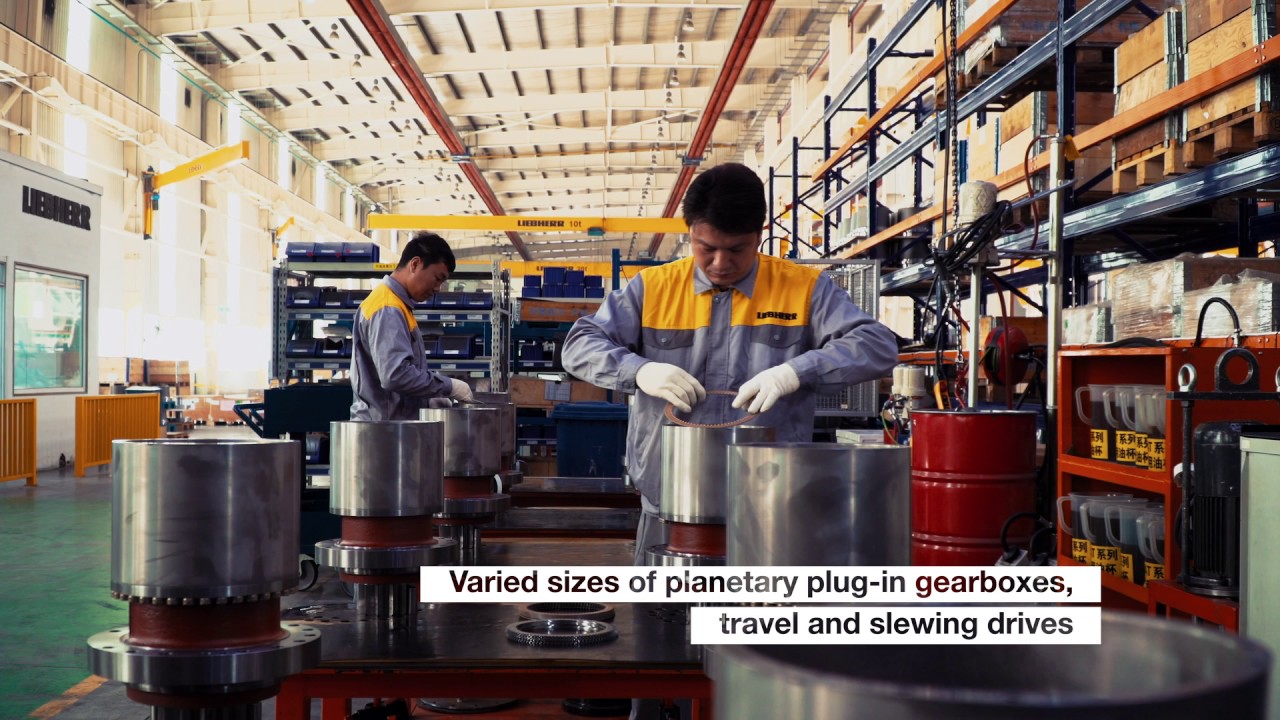 Liebherr - Drive technology production site in Dalian, China - YouTube