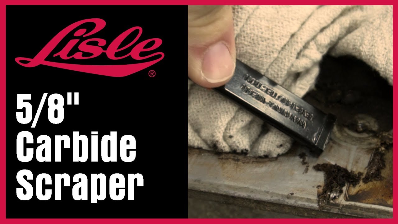 81810 // 5/8" Carbide Scraper, 5" - YouTube