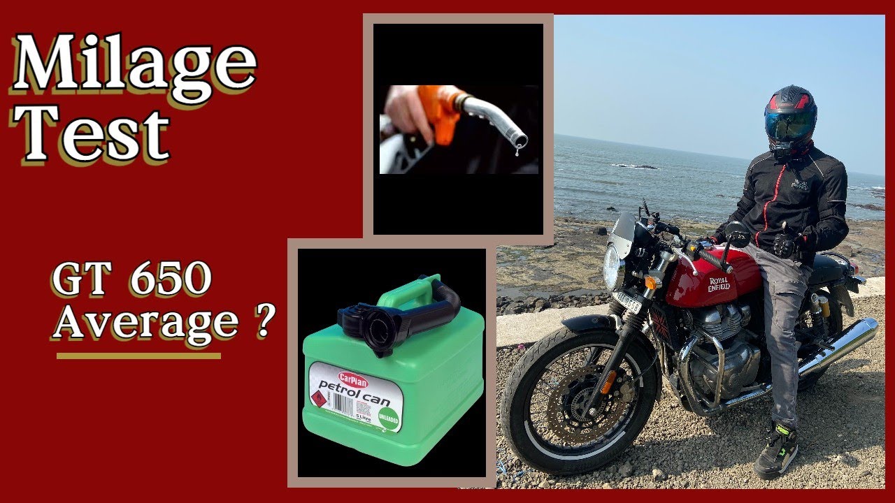 Royal Enfield Continental GT650 milage test | Interceptor milage - YouTube