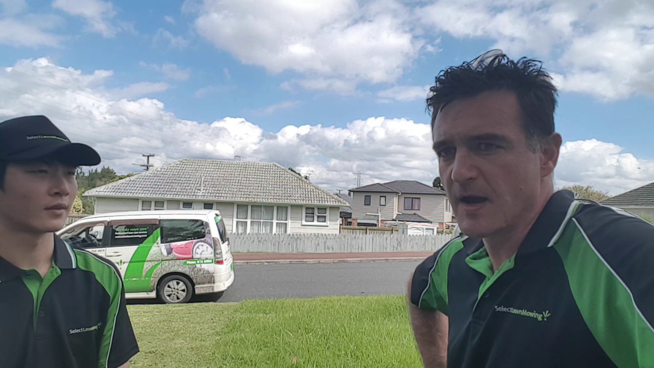 Hayden Goldsack talks the Select Lawn Mowing business with Kerry - YouTube