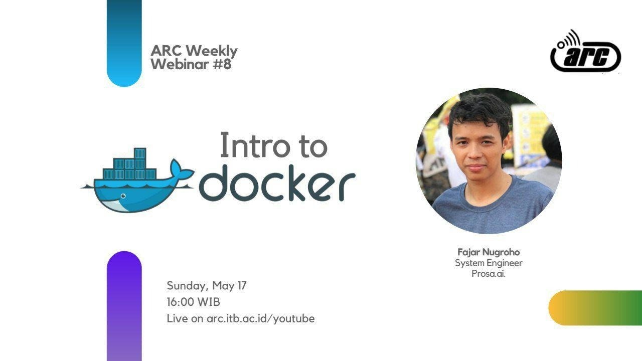 Intro to Docker | ARC Weekly Webinar #8 - YouTube