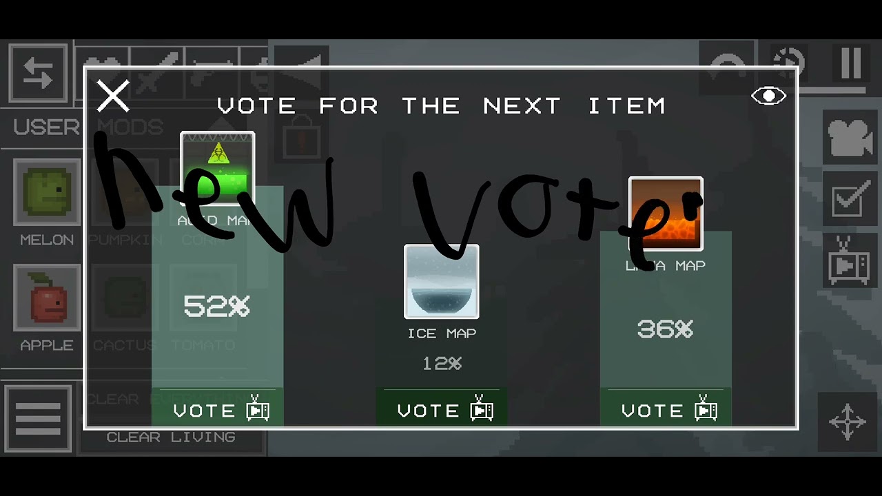 new voting map for melon playground what would you choose🤫 - YouTube