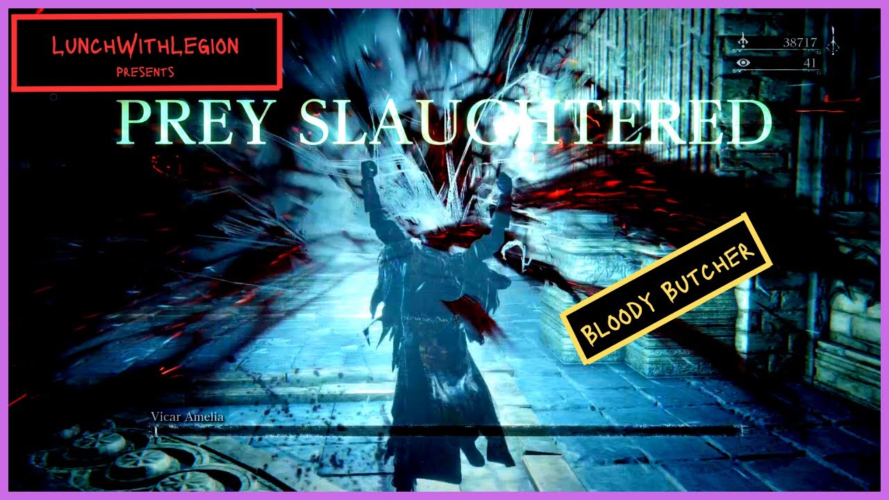 Bloodborne Bloody Butcher build - YouTube