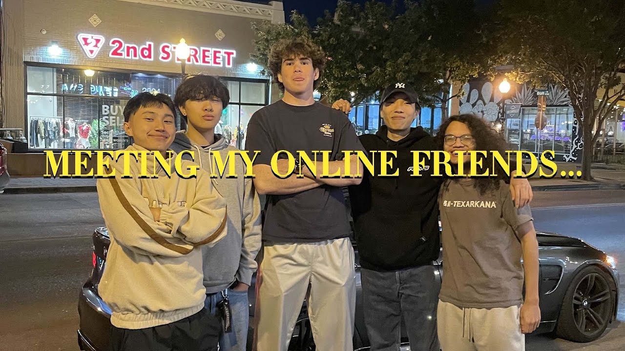 Meeting my online friends for the first time... - YouTube