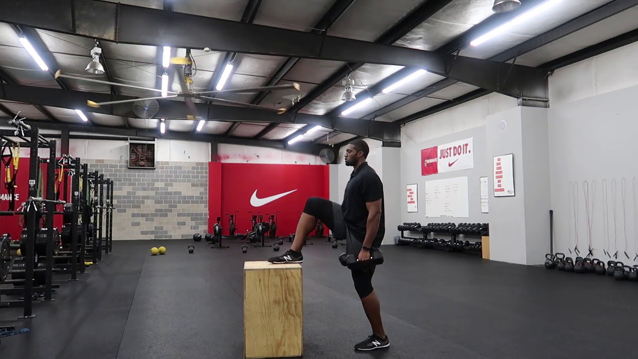 High Box Step ups - YouTube
