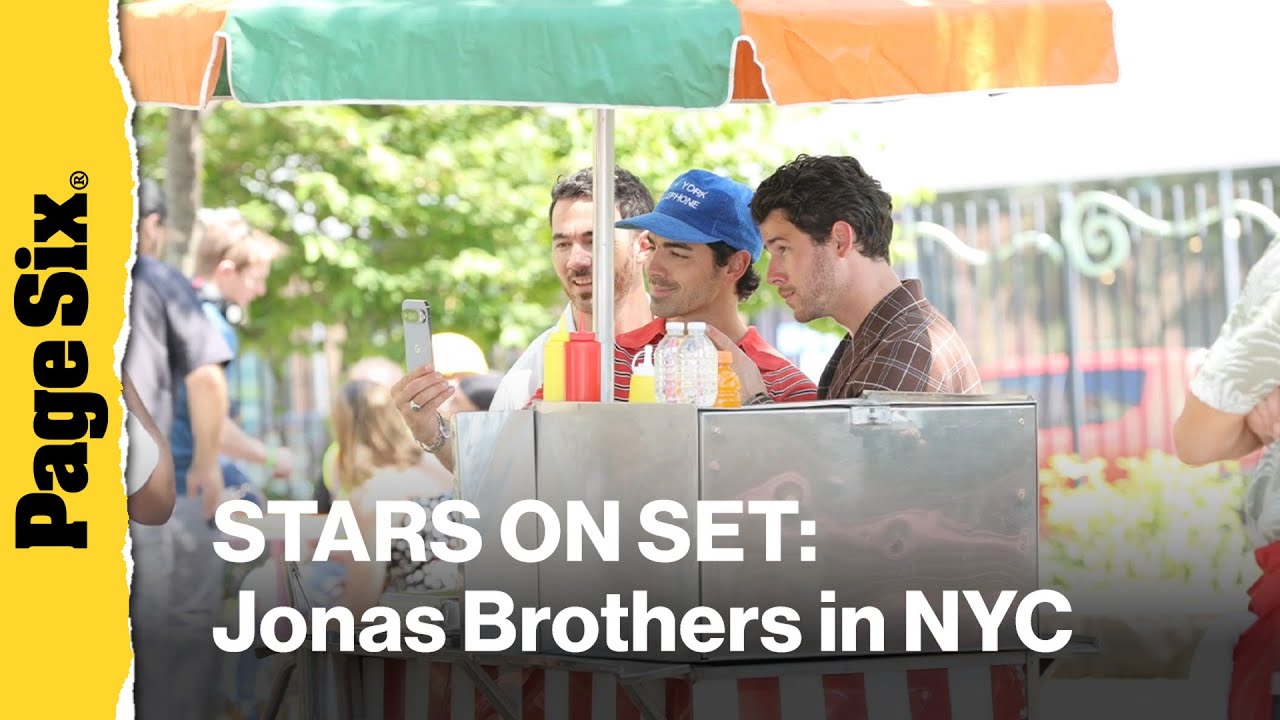 Jonas Brothers spotted filming commercial in downtown Manhattan | Stars ...