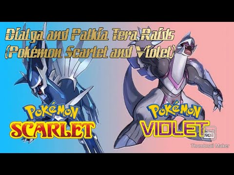Dialga and Palkia Tera Raids (Pokémon Scarlet and Violet) - YouTube