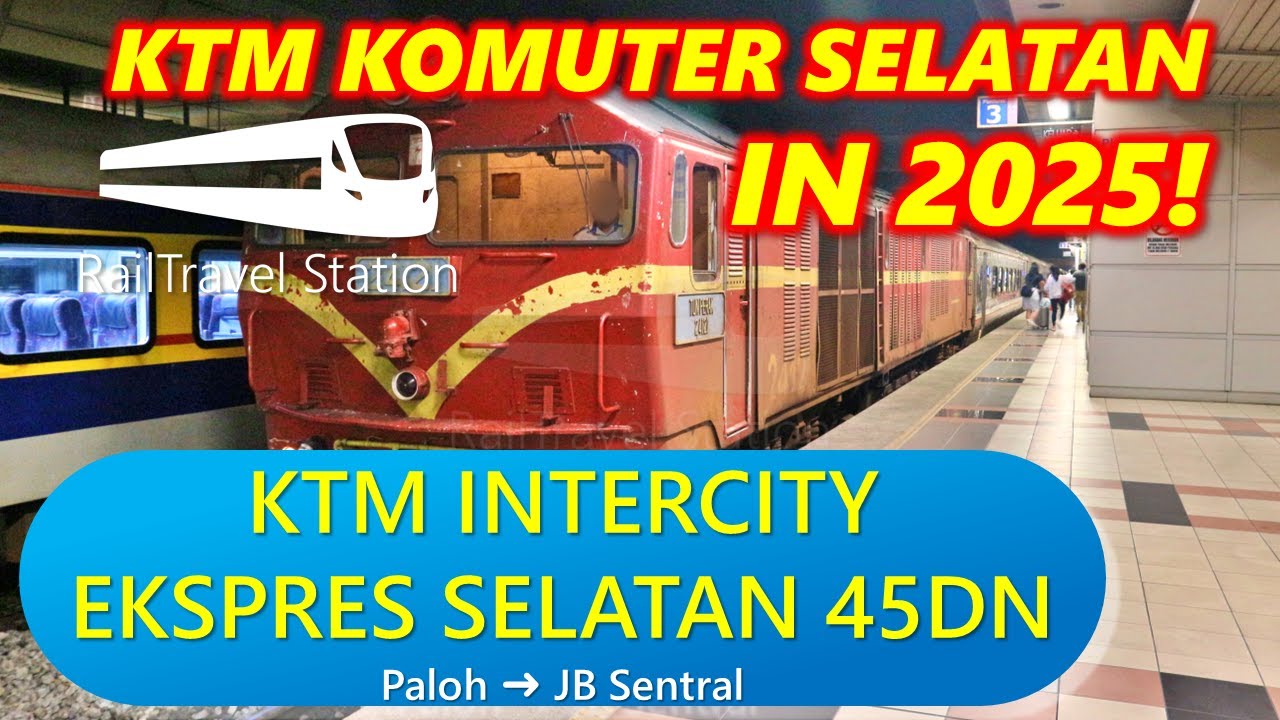 KTM KOMUTER SOUTHERN SECTOR PREVIEW FROM PALOH TO JB! 🇲🇾🚆 KTM Ekspres ...