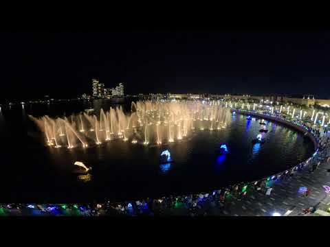 The Pointe Fountain 4k Dubai 29 Jan 2023