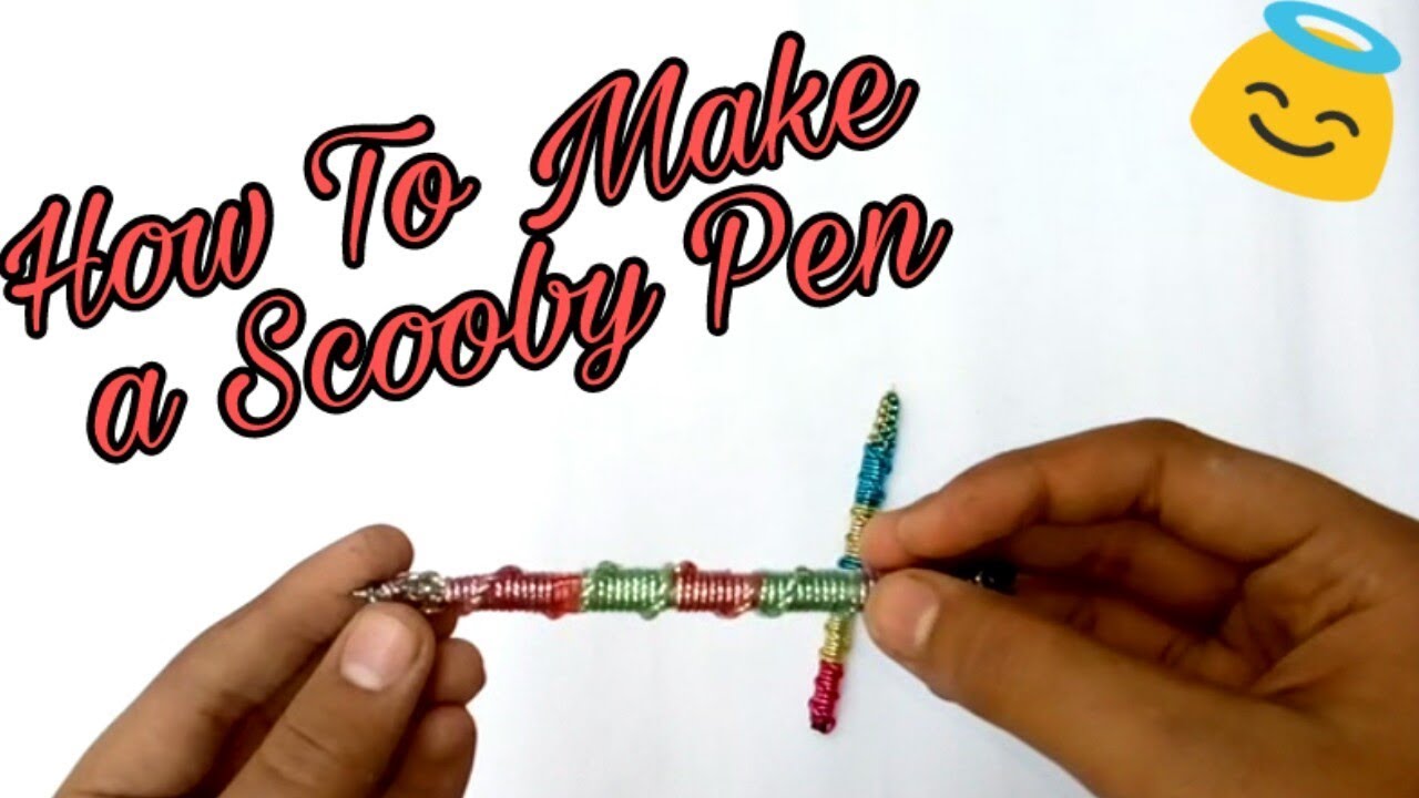 How to make a pen with Scooby strings - YouTube