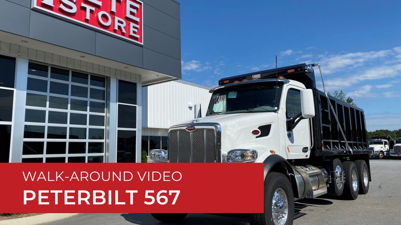 2021 Peterbilt 567 Dump - YouTube
