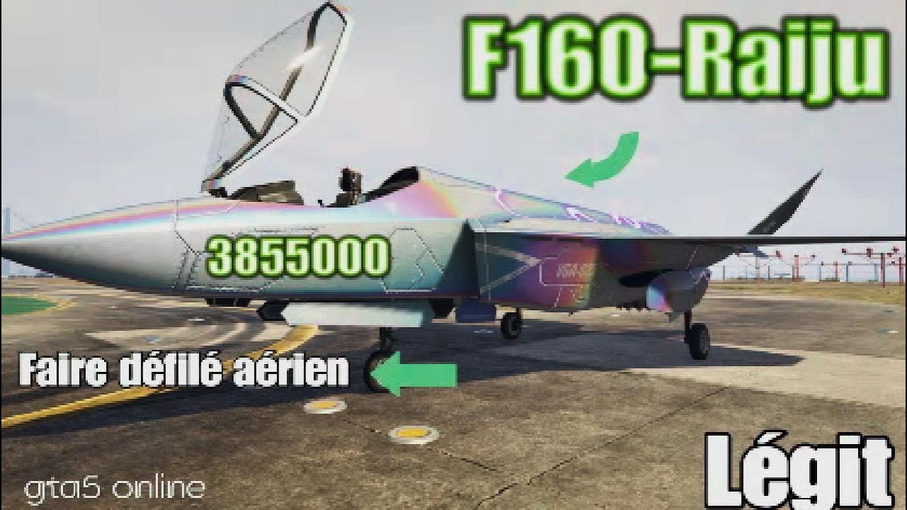 #PROMO F160-RAIJU 3855000 EFFECUTÉ DÉFILÉ AÉRIEN #COOL GTA5 ONLINE 1 67 ...