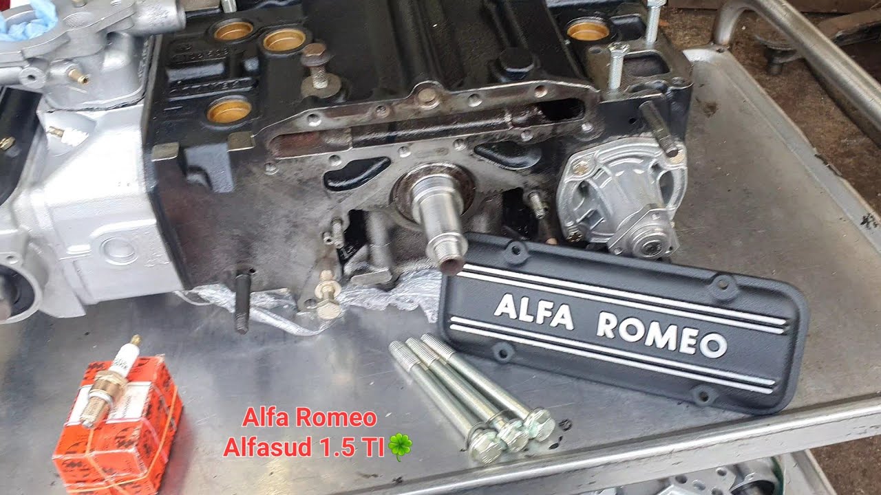 Alfa Romeo Alfasud 1.5 TI Quadrifoglio Verde Engine Rebuild - YouTube