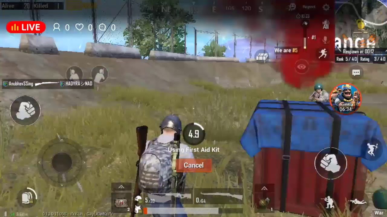 PUBG MOBILE. LIVE. BATTLE ROYALE GAMER. - YouTube