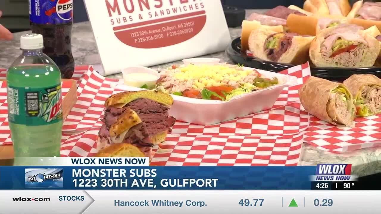 Monster Subs in Gulfport offering variety of sandwiches and salads ...