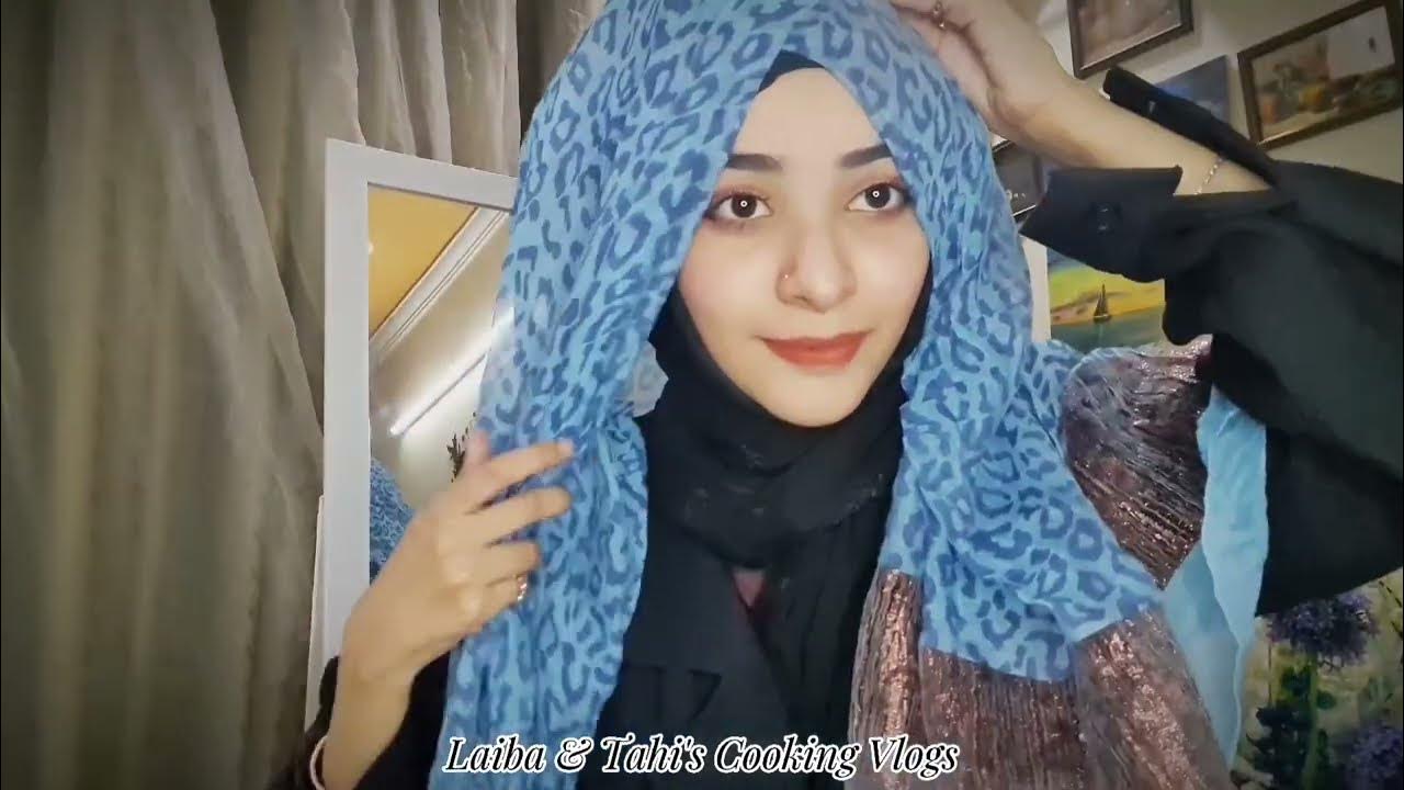 Laiba Fatima || 2 Beautiful Style Hijab Tutorial || 2023 - YouTube
