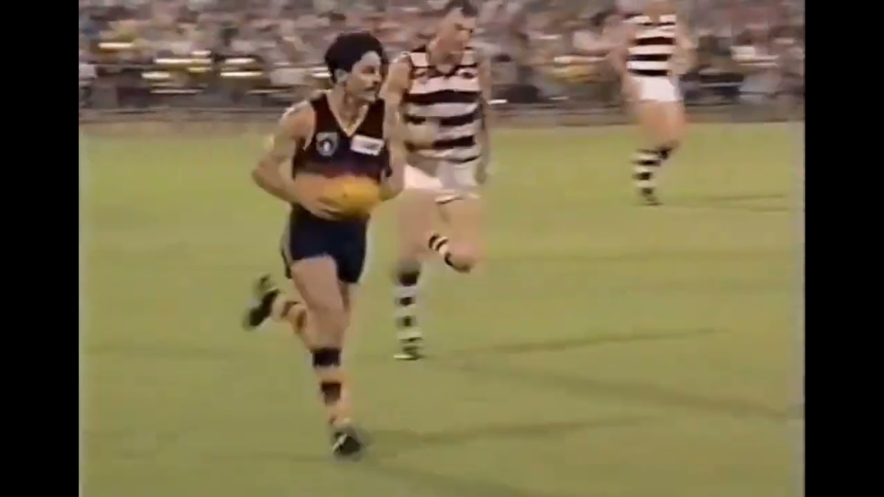 The Adelaide Crows 1st EVER AFL Match VS Geelong 1991 - YouTube