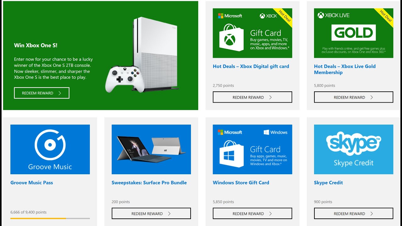 How you can use Microsoft Rewards to get cool stuff! - YouTube