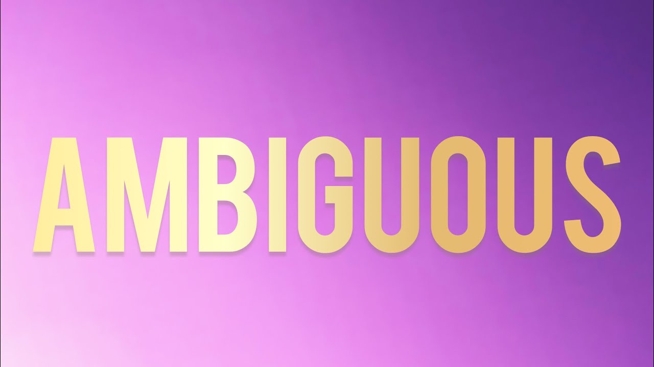 Ambiguous meaning, English vocabulary, English meaning with sentence ...