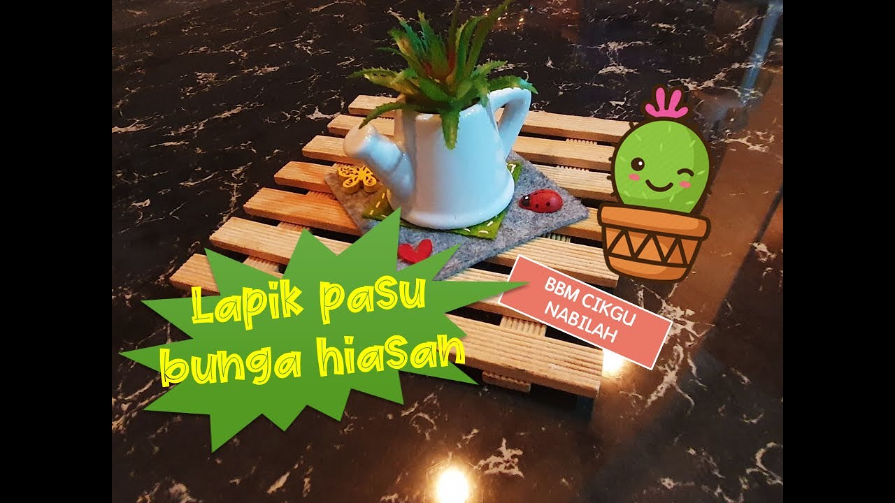 Lapik Pasu Bunga Hiasan - YouTube