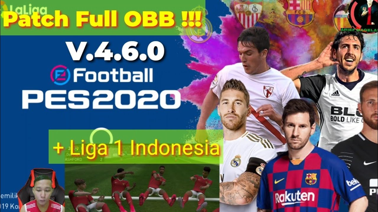 Patch La Liga V.4.6.0 PES 2020 Mobile Android full OBB + Liga 1 ...