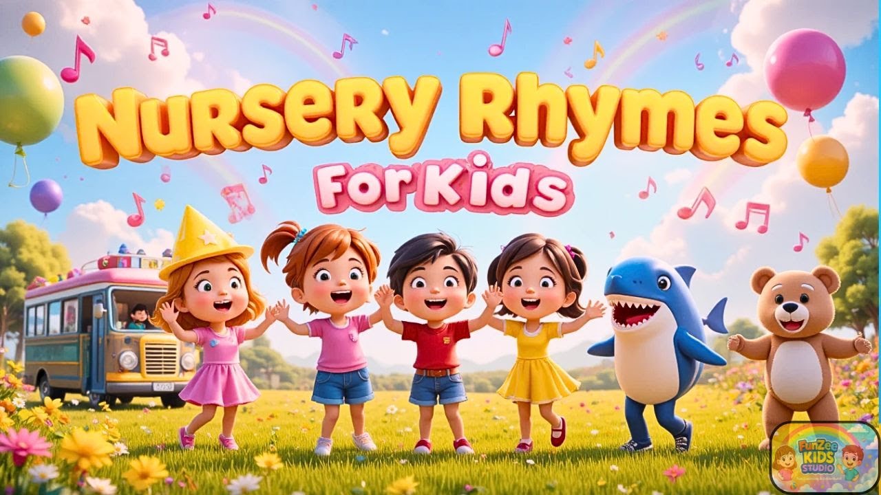 🎬 Best Nursery Rhymes for Kids | Funzee Kids Studio | 3D Animation ...