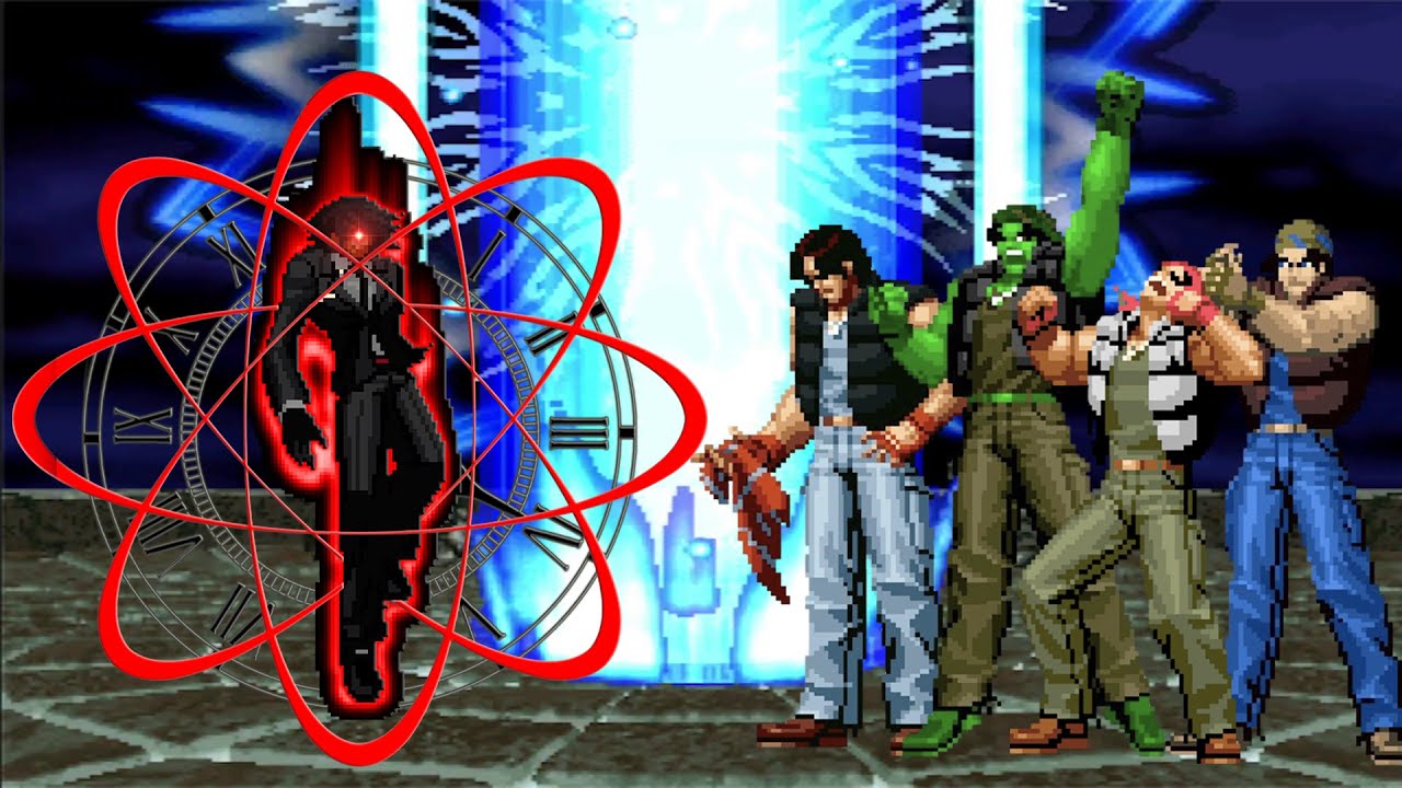 The King of Fighters (MUGEN) | Kulou vs Ralf Jones Team - YouTube