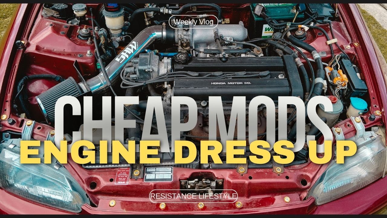 Budget-Friendly Engine Bay Upgrades for the EG (WIP) - YouTube