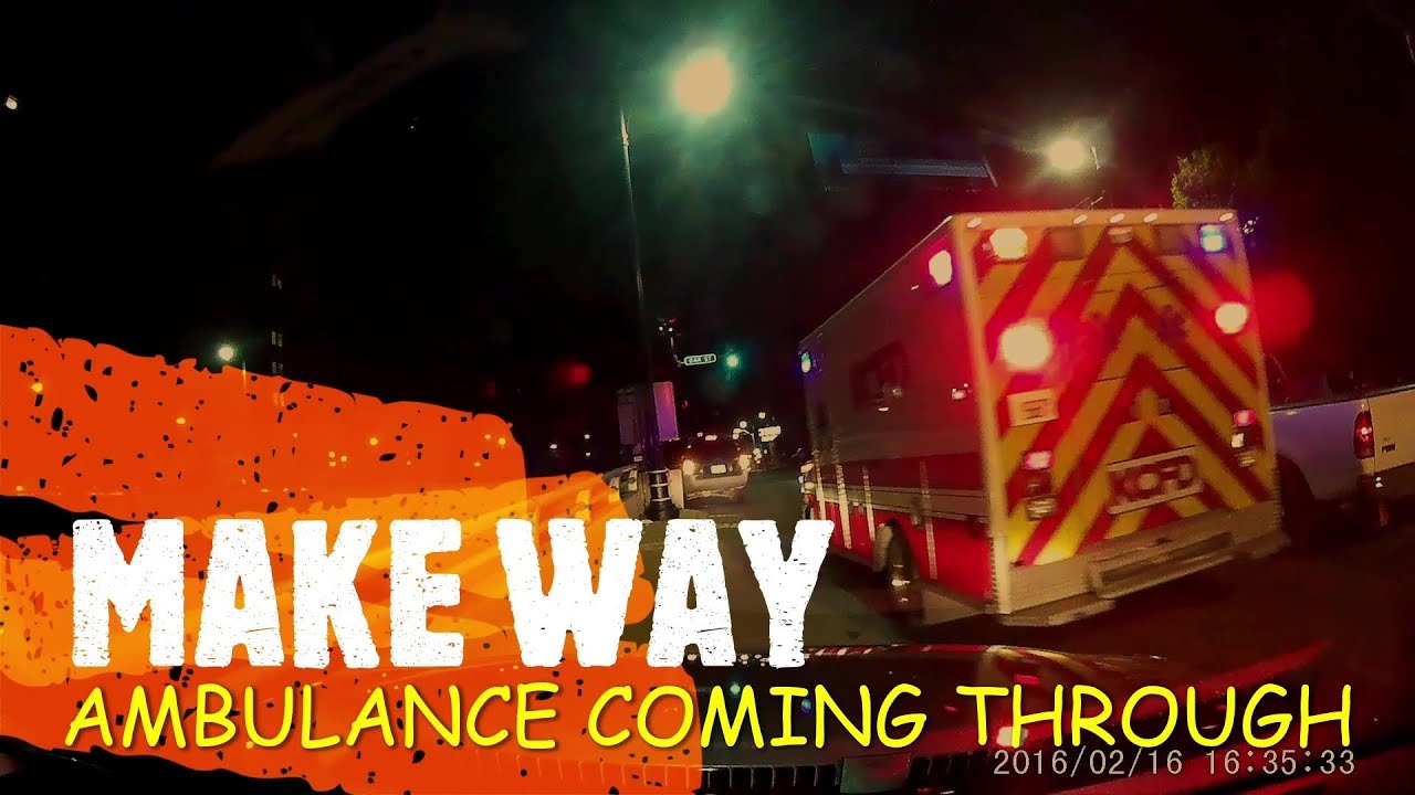 KCFD Ambulance Through Traffic - YouTube