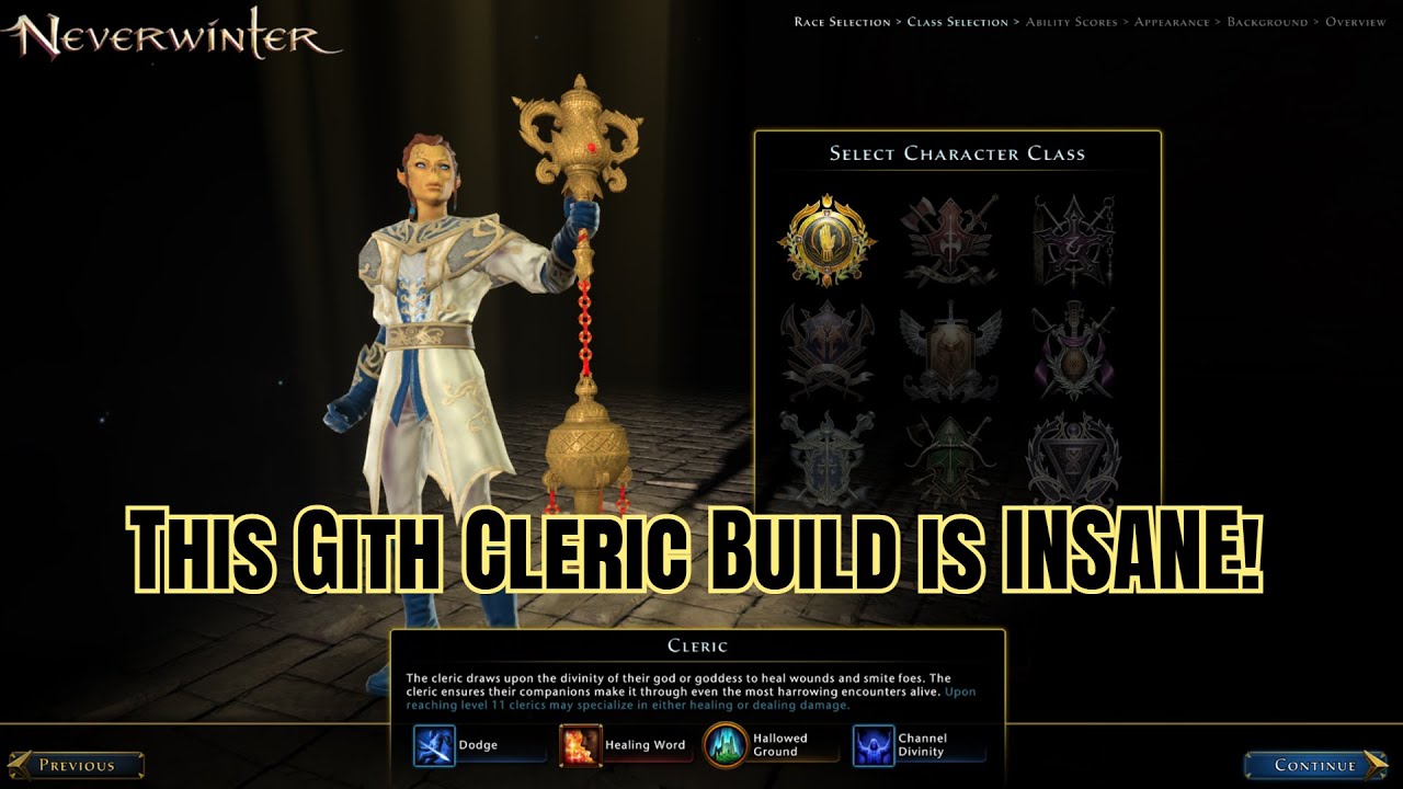 THIS GITH CLERIC BUILD IS INSANE! | Neverwinter Guide - YouTube