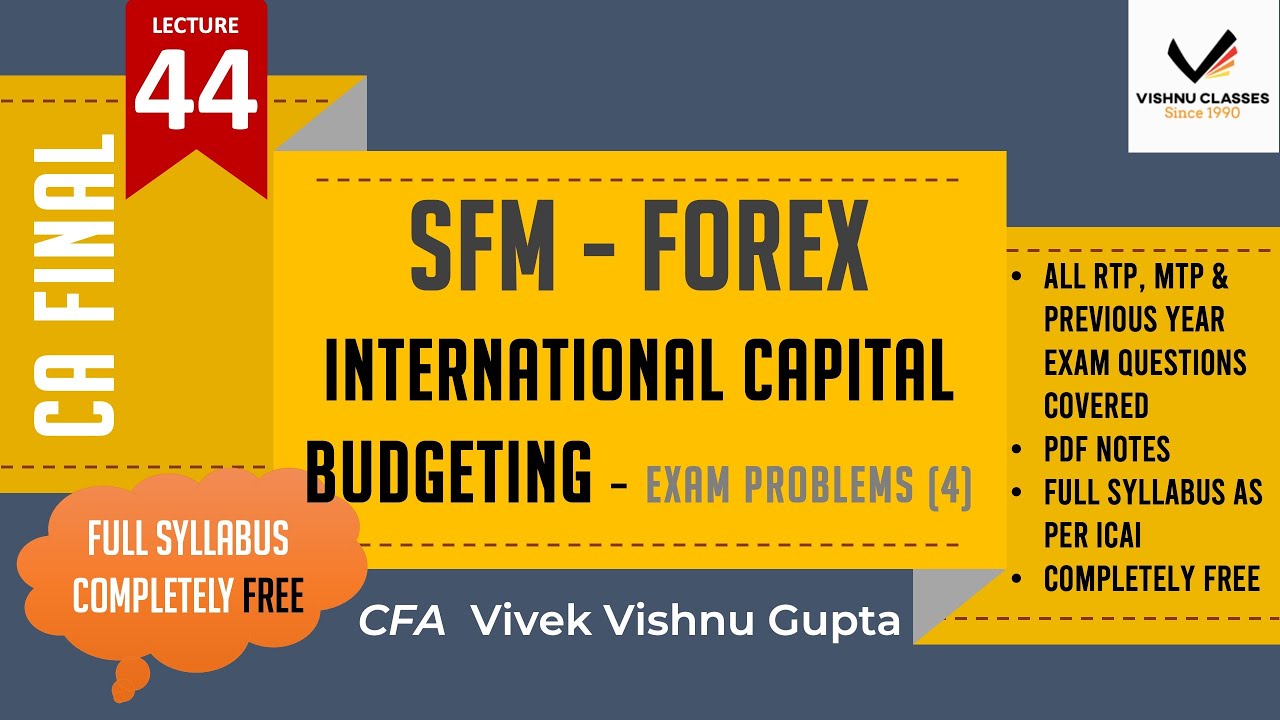 International Capital Budgeting Exam Problems 4 Forex CA Final international-capital-budgeting-exam-problems-4-forex-ca-final
